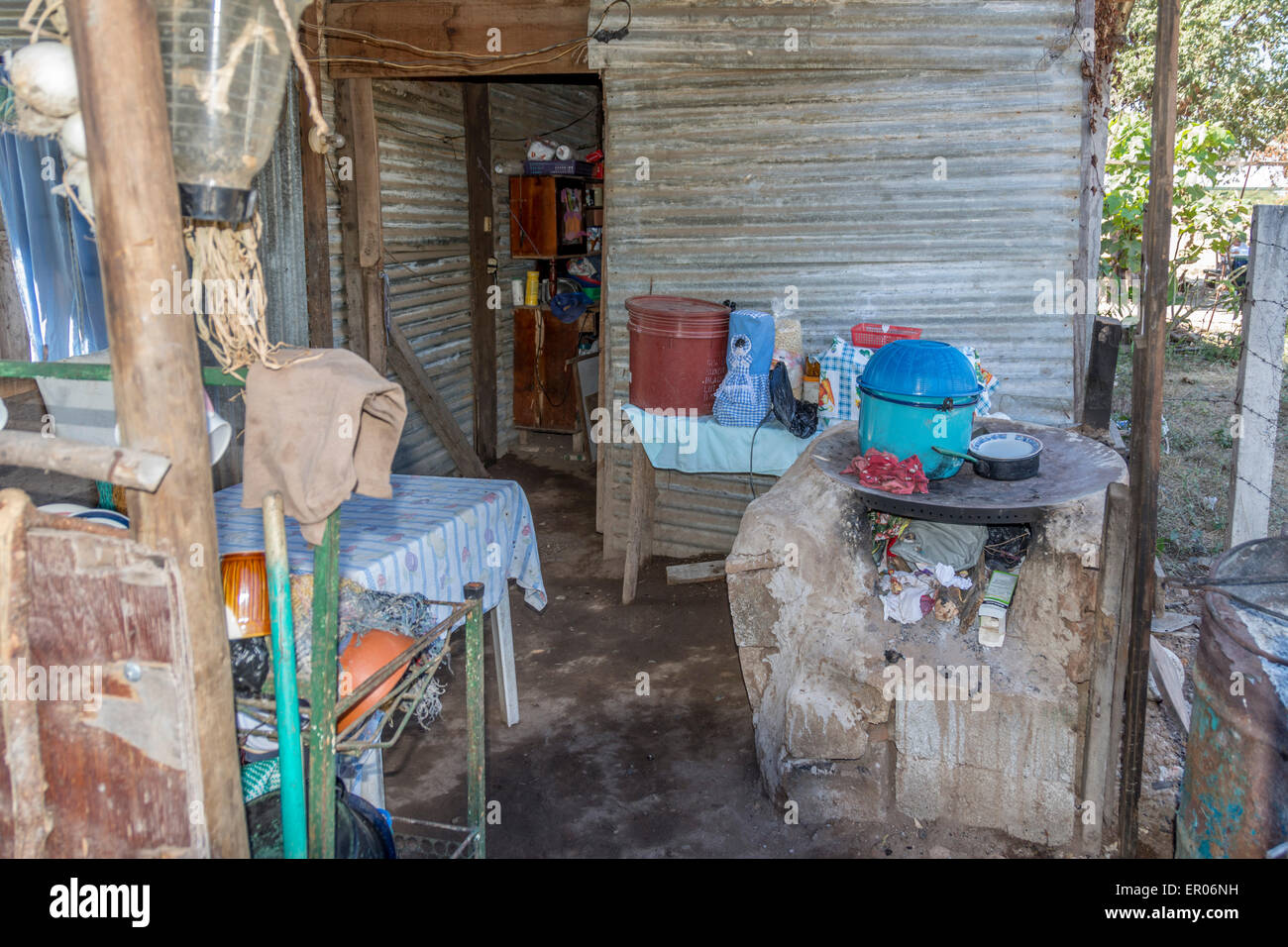 Inside a poor family's home in Guatemala Stock Photo - Alamy