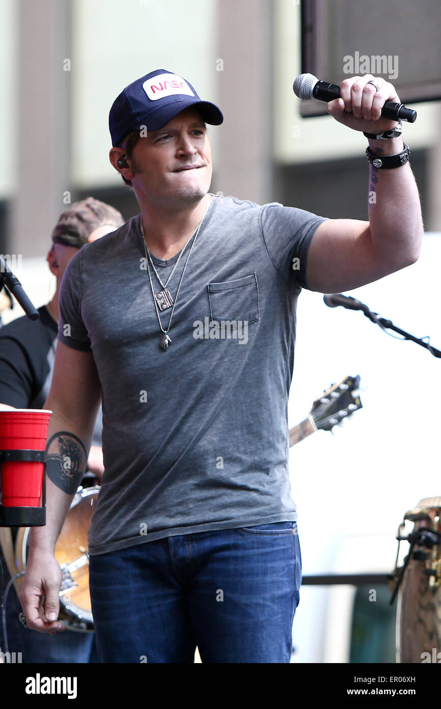 New York, USA. 22nd May, 2015. Singer Jerrod Niemann performs at Fox ...
