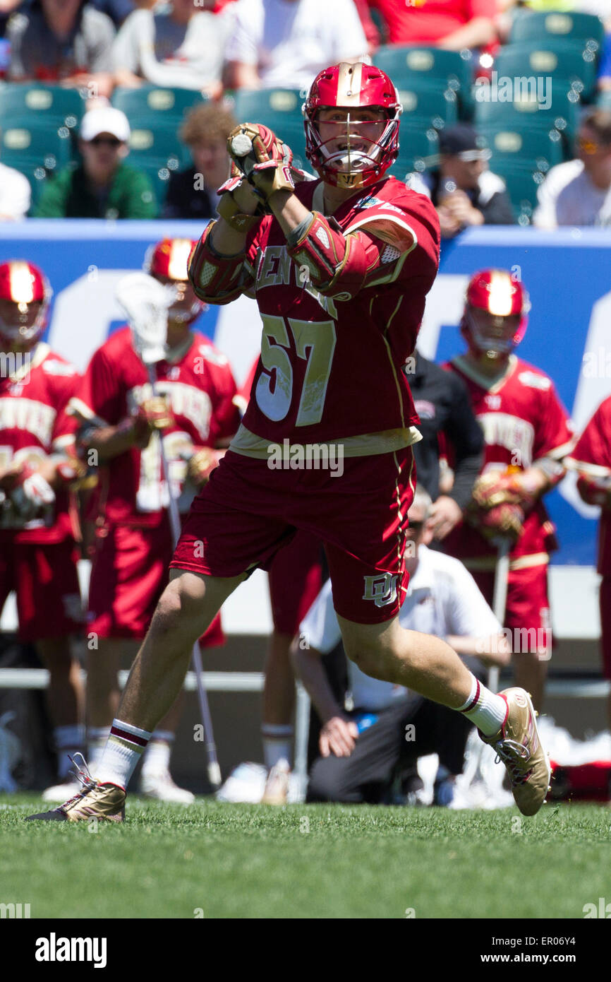 Overtime. 23rd May, 2015. Denver Pioneers midfield Colin Woolford (57 ...