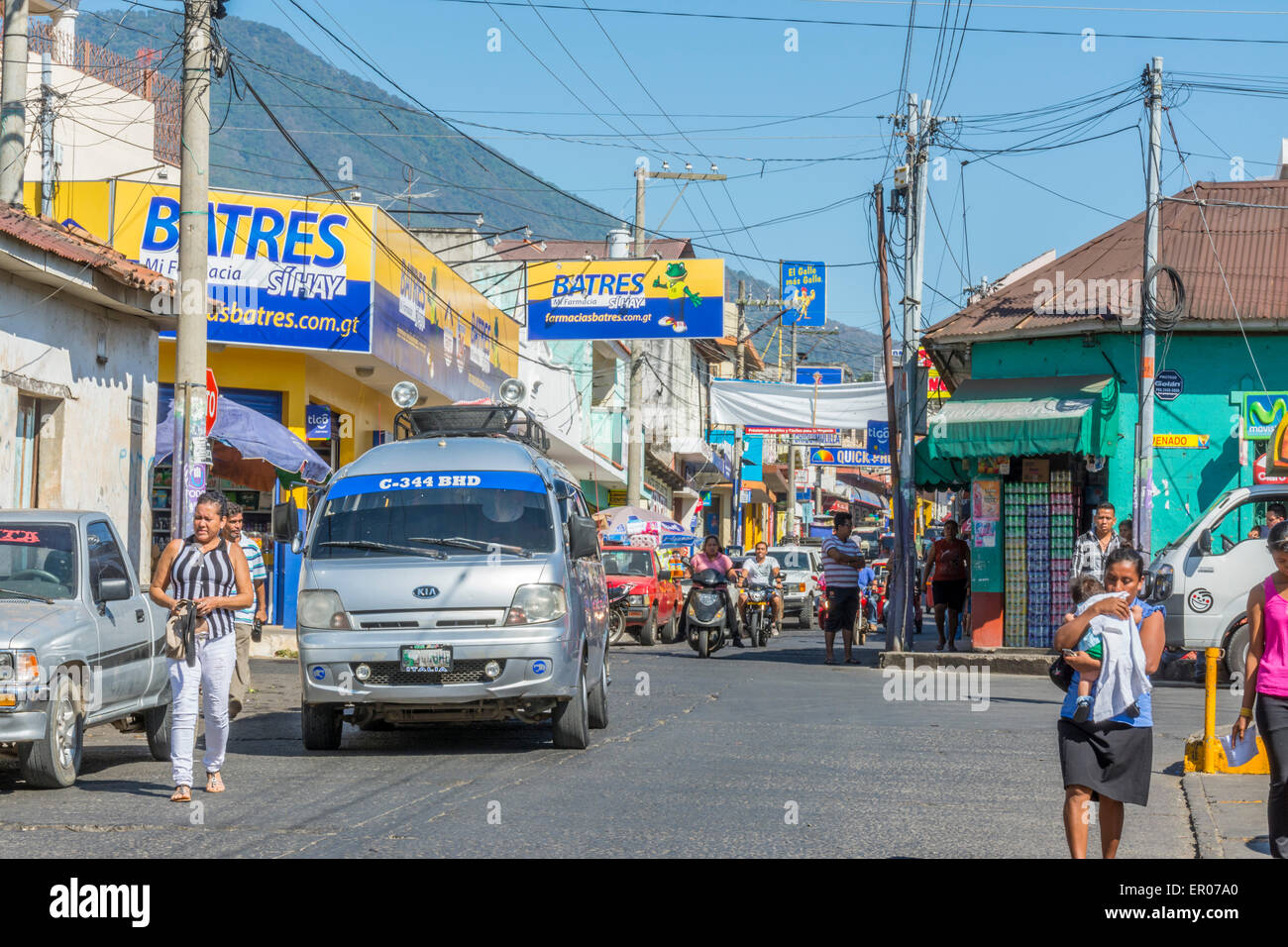 Street scene in Chiquimulilla Guatemala Stock Photo - Alamy