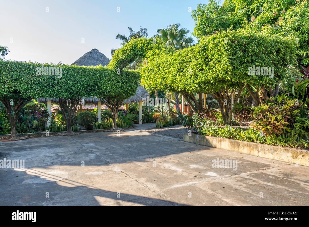 Christian mission complex in Guazacapan Guatemala Stock Photo - Alamy