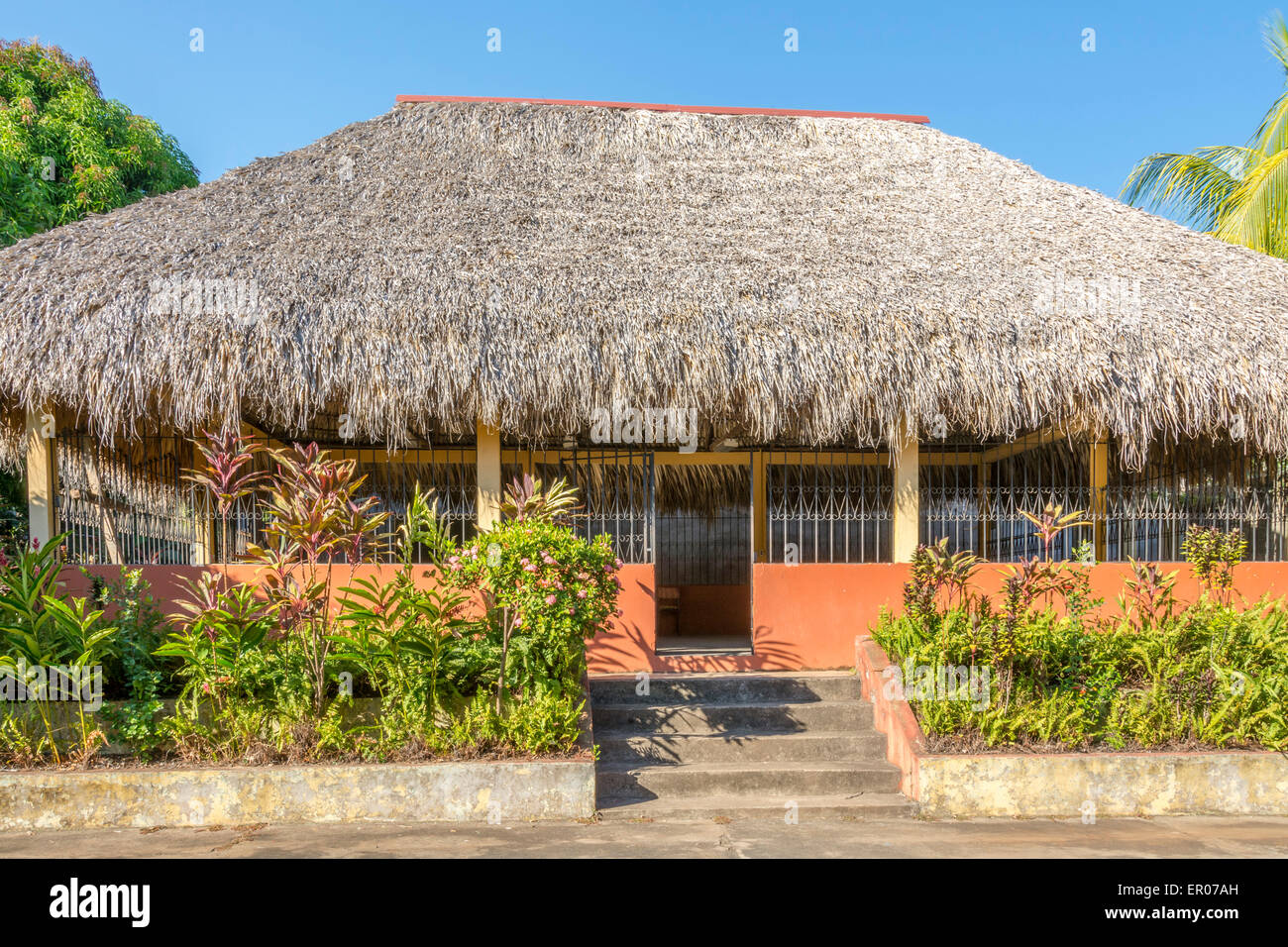 Christian mission complex in Guazacapan Guatemala Stock Photo - Alamy