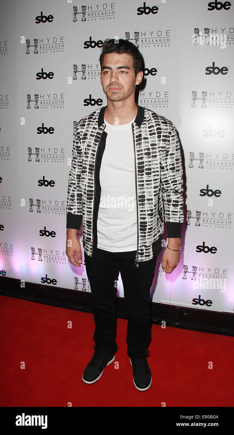 Las Vegas, Nevada, USA. 23rd May, 2015. Joe Jonas arrives for a special ...