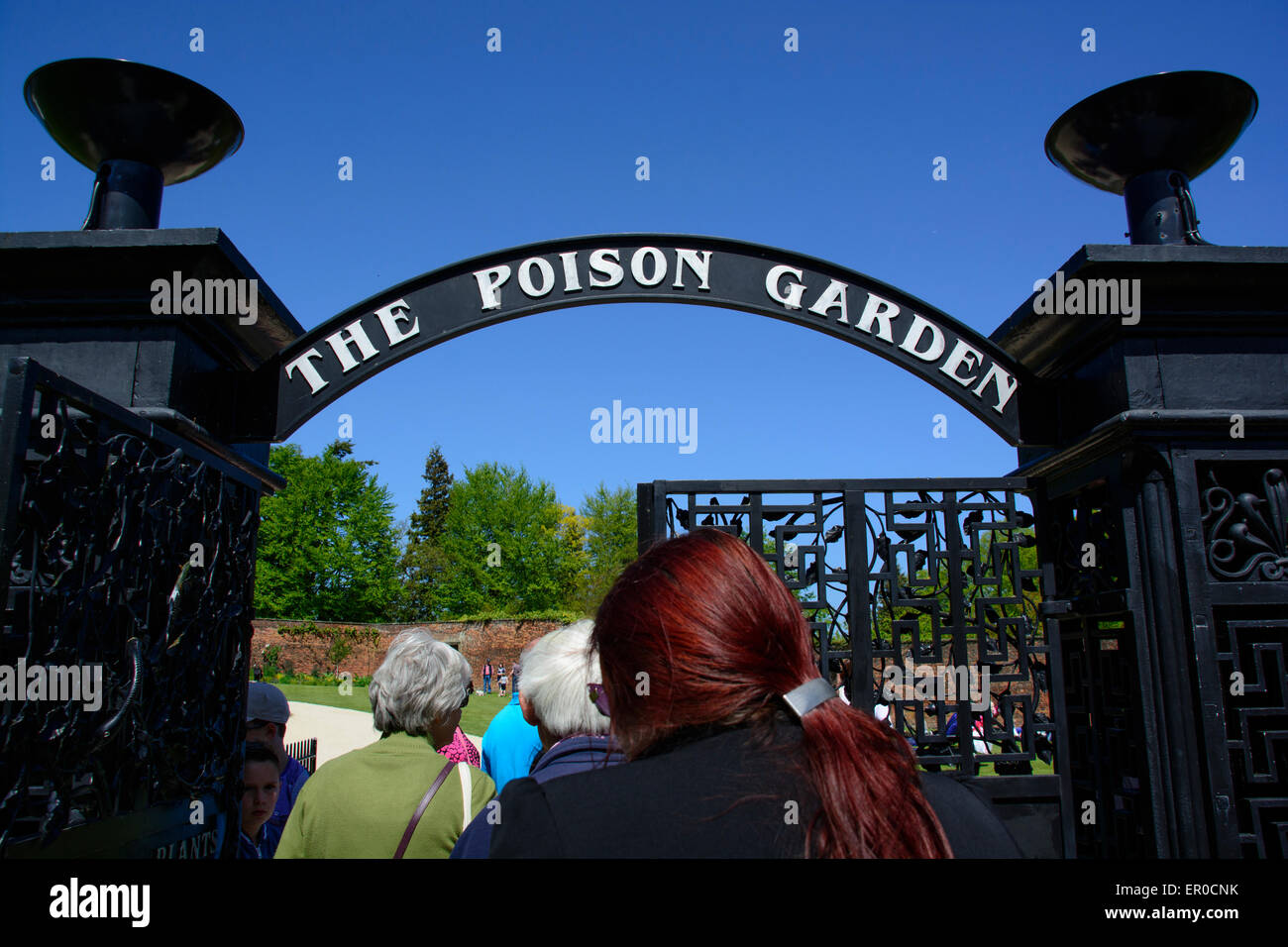 Alnwick Garden poison garden Stock Photo - Alamy
