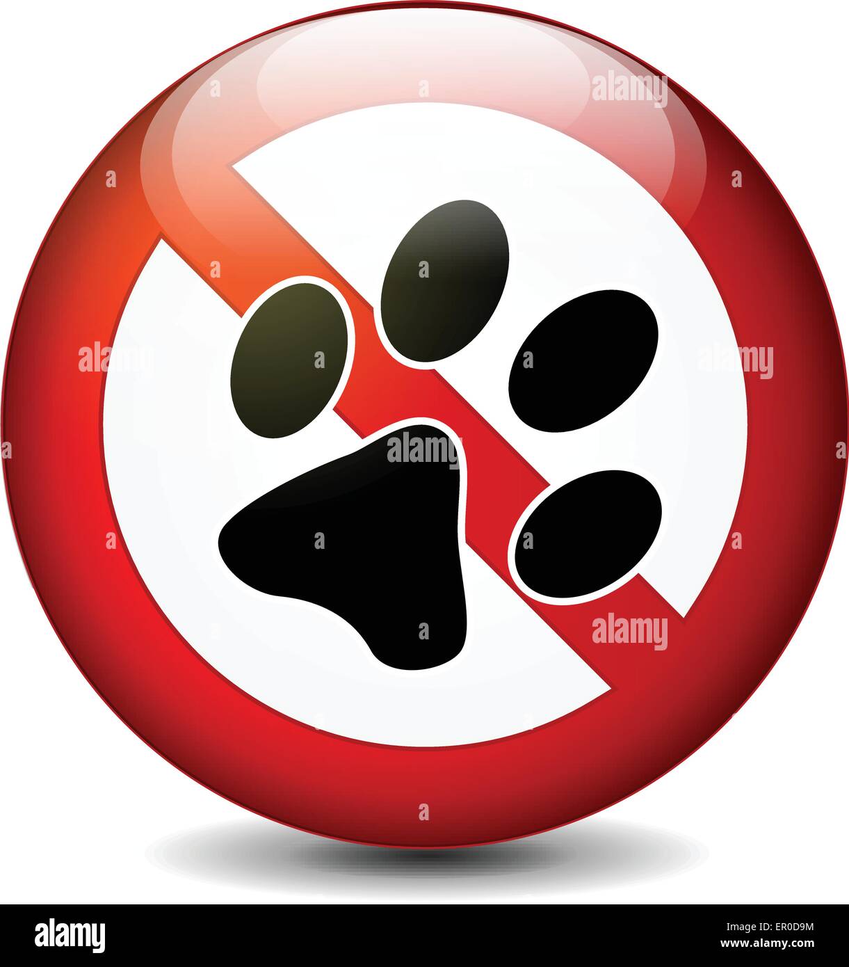 No dogs allowed sign Stock Vector Images - Alamy