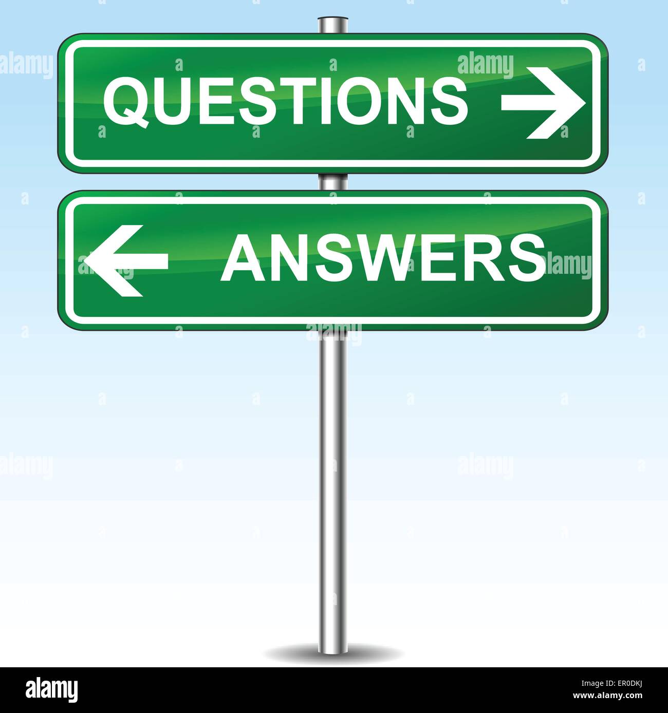 Answers word Stock Vector Images - Alamy