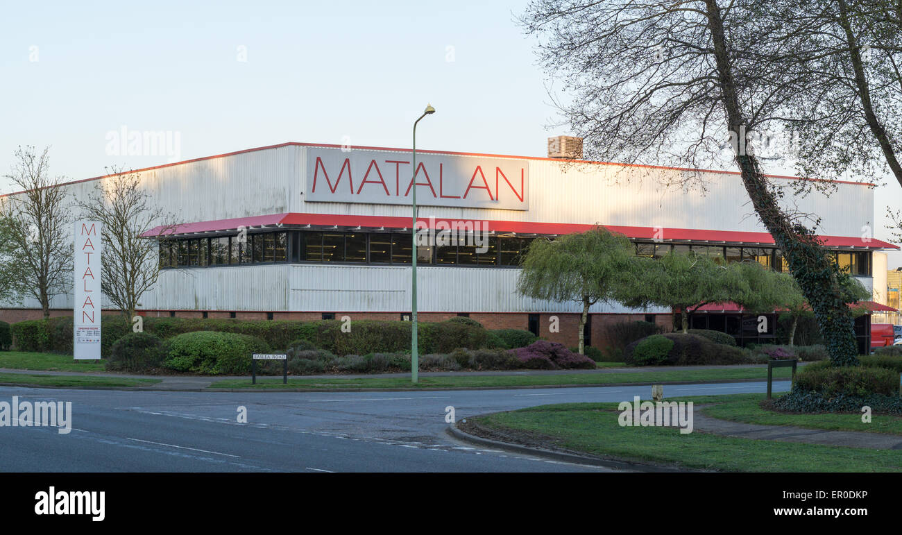 BURY ST EDMUNDS, ENGLAND - 23 April, 2015: Matalan shopfront with ...
