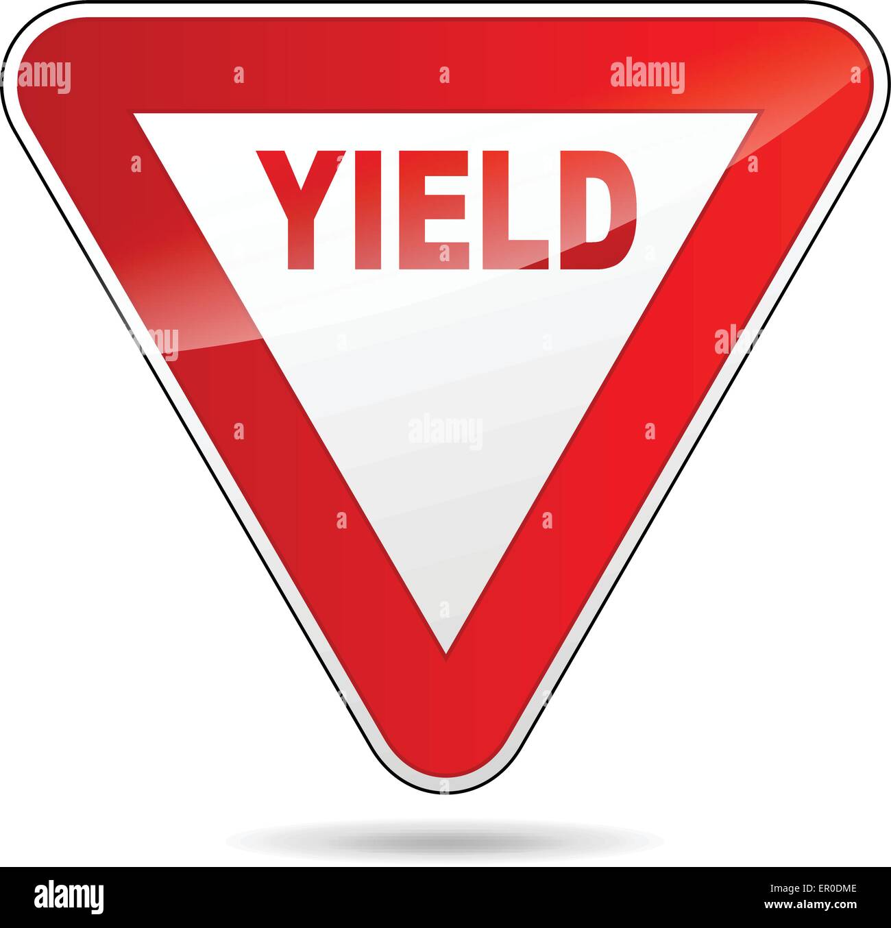 Yield Ahead Sign