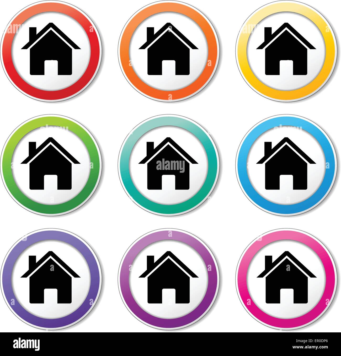 Home colors Stock Vector Images - Alamy