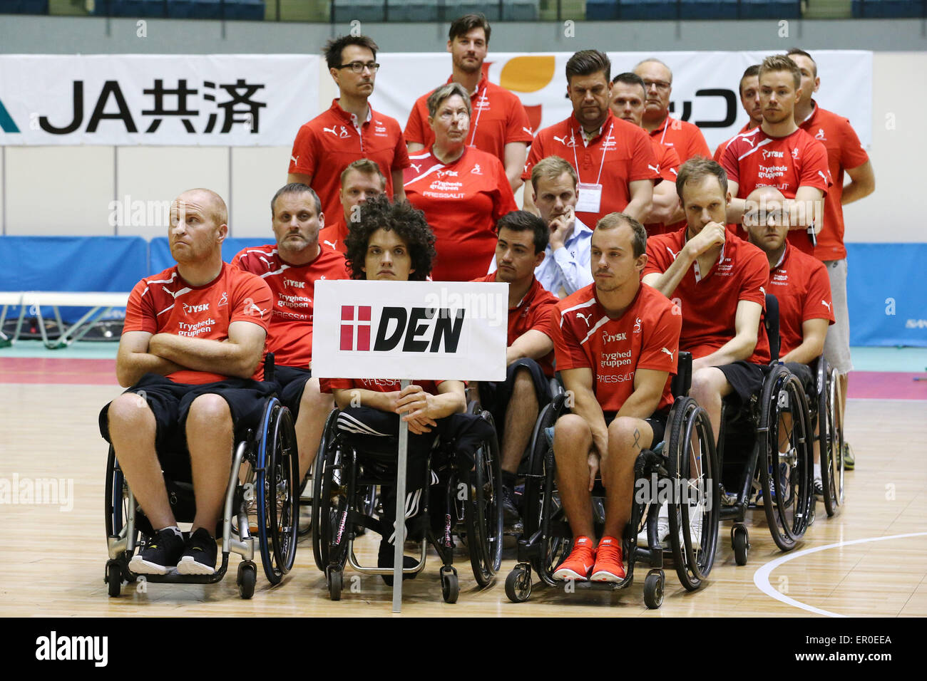 Denmark team group (DEN), MAY 22, 2015, 2014 - Wheelchair Rugby : 2015 ...