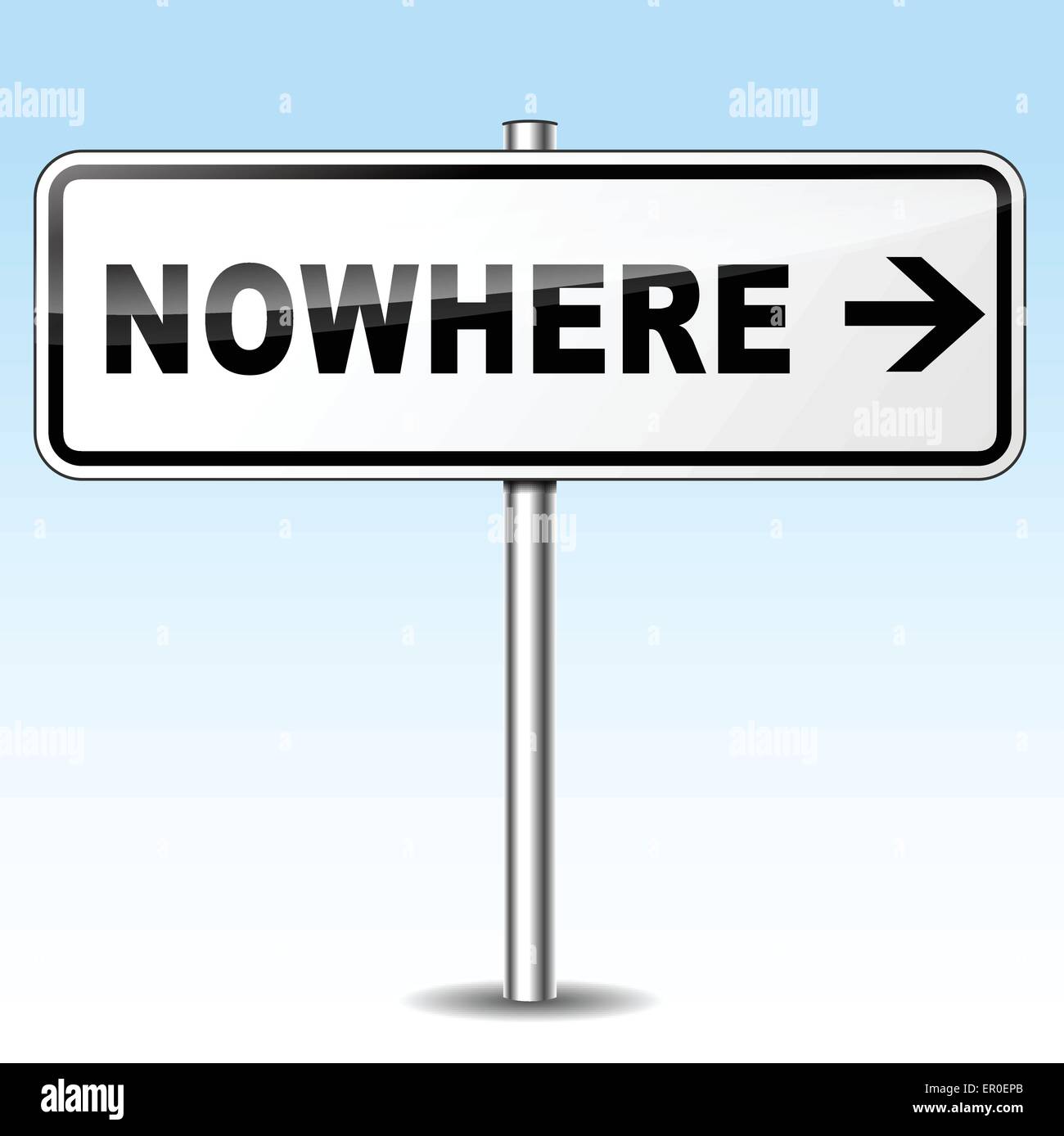 Road nowhere Stock Vector Images - Alamy