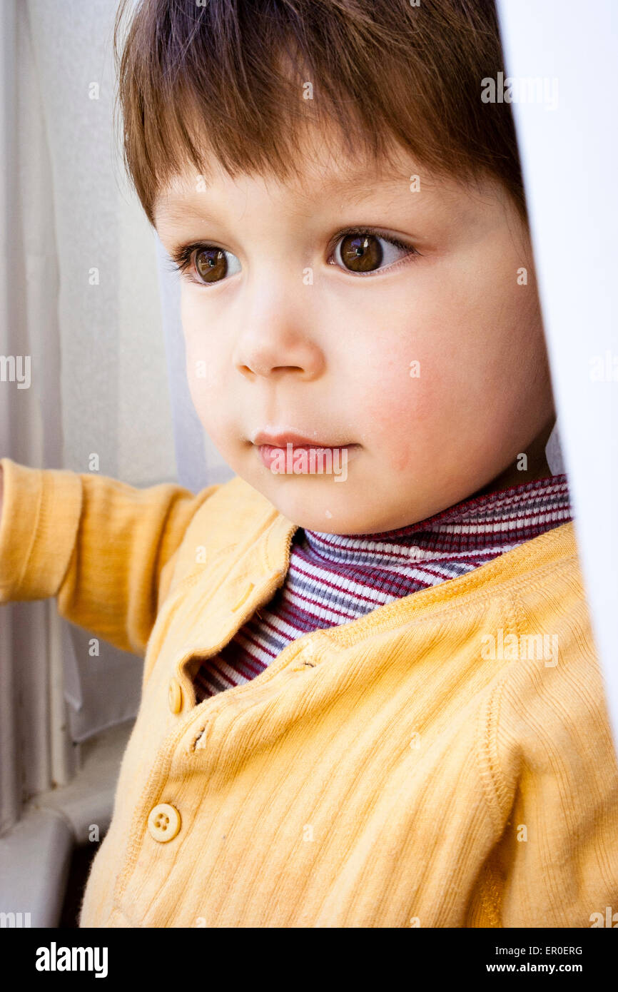 Parted curtains hi-res stock photography and images - Alamy