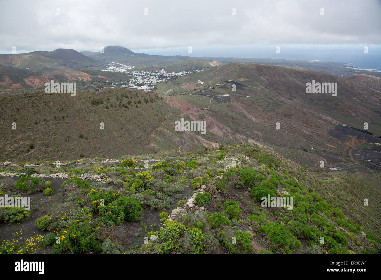 Haria from the Haria viewpoint Stock Photo - Alamy