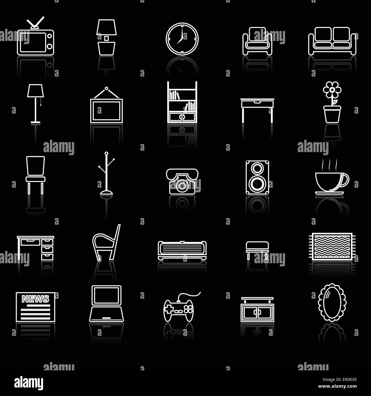 Newspaper stock image Stock Vector Images - Alamy