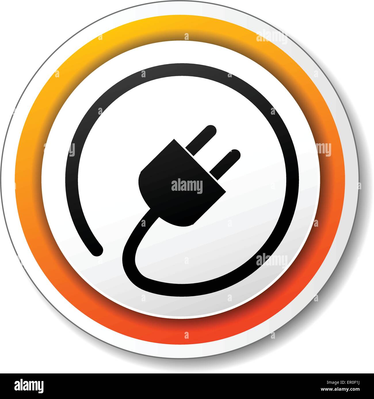Power electric icon Stock Vector Images - Alamy