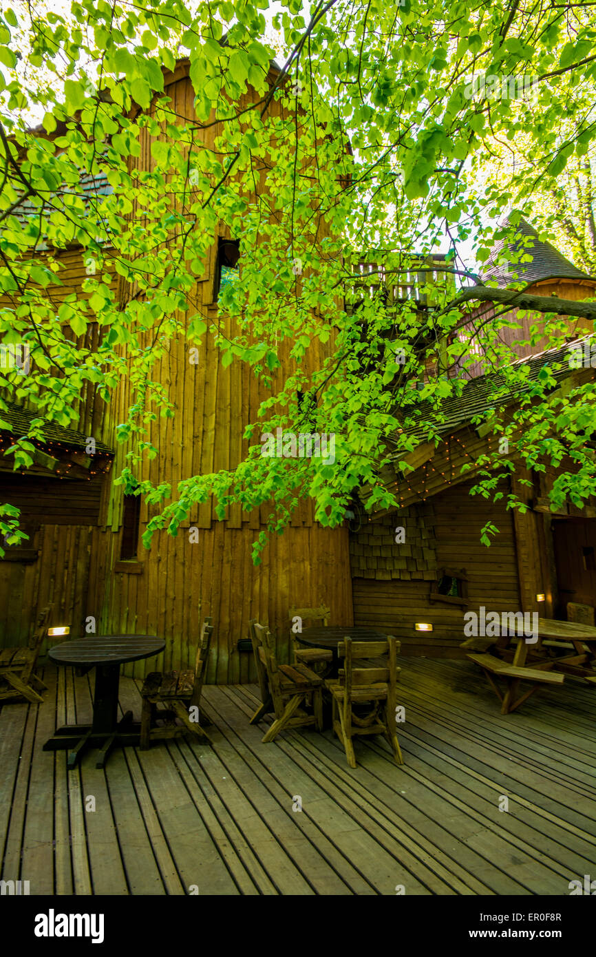 Alnwick Garden Treehouse Stock Photo - Alamy