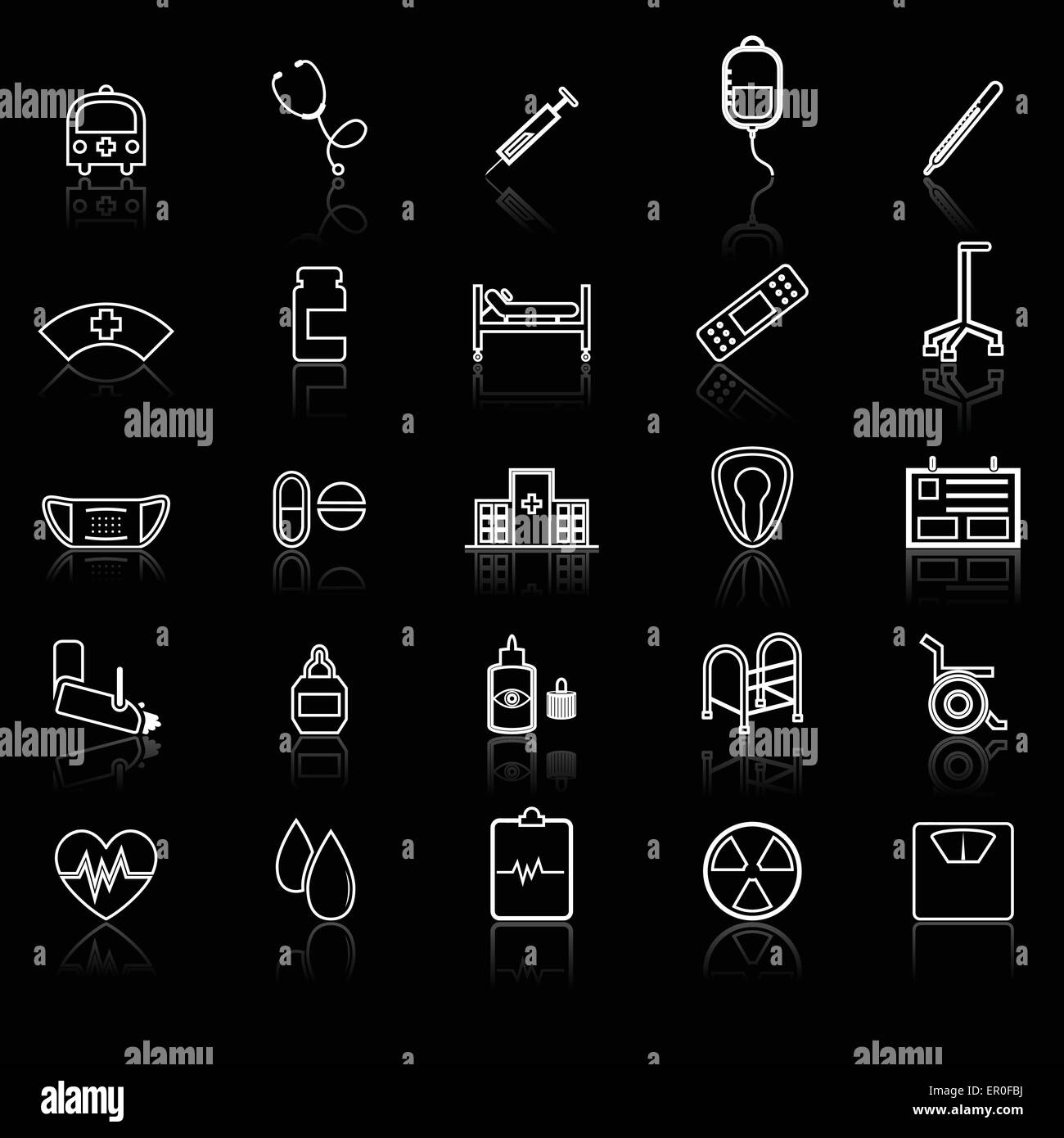 Capsule line icon on Black and White Stock Photos & Images - Alamy