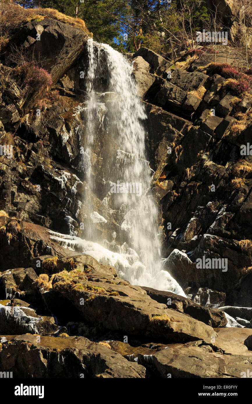 Nardis waterfall,Val Genova, Trentino, Italy Stock Photo - Alamy