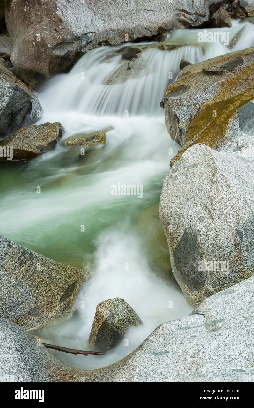 river flow in mountain, Val Genova, Trentino, Italy Stock Photo - Alamy
