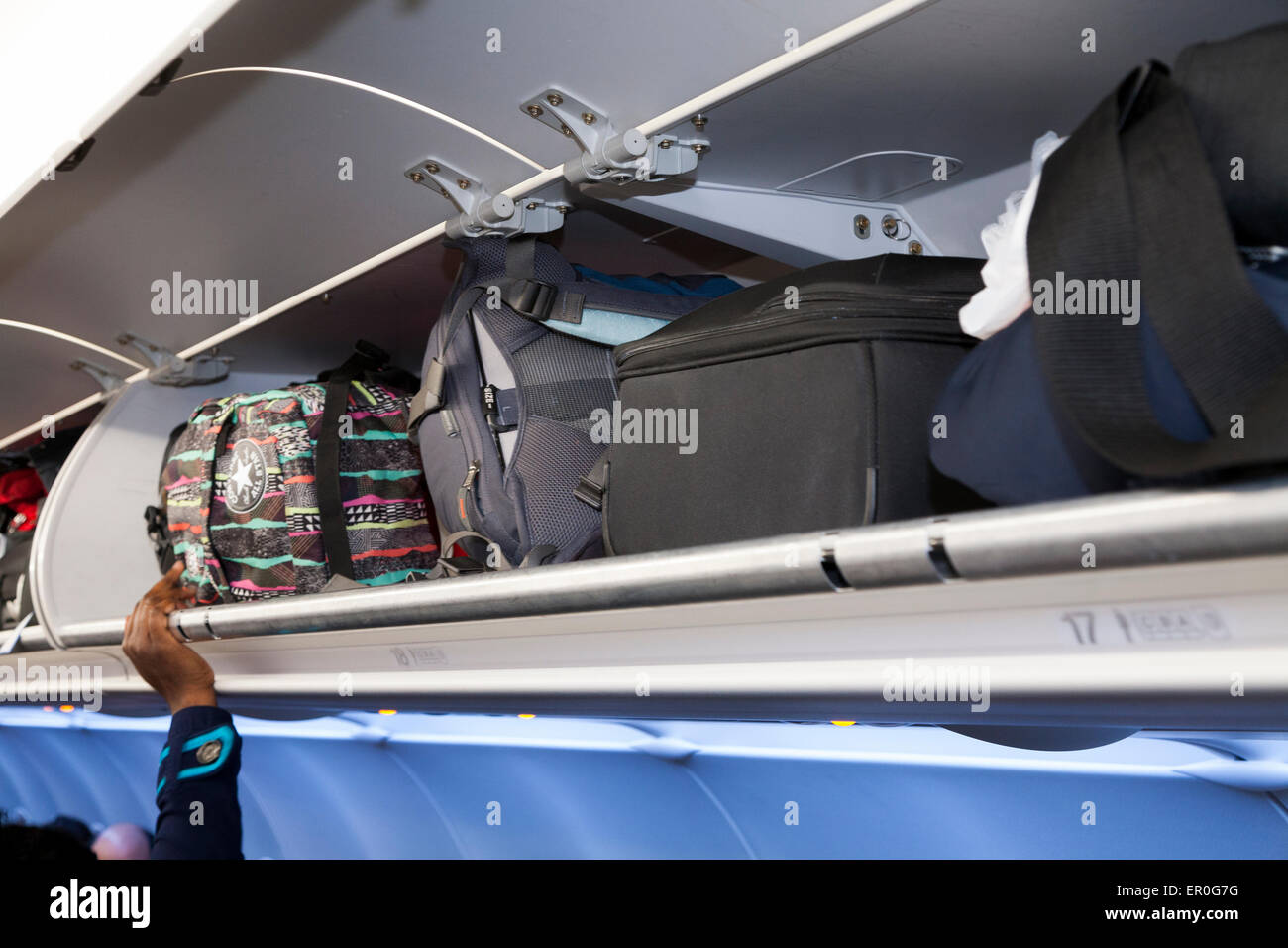 Overhead passenger locker / lockers / compartment / compartments for ...