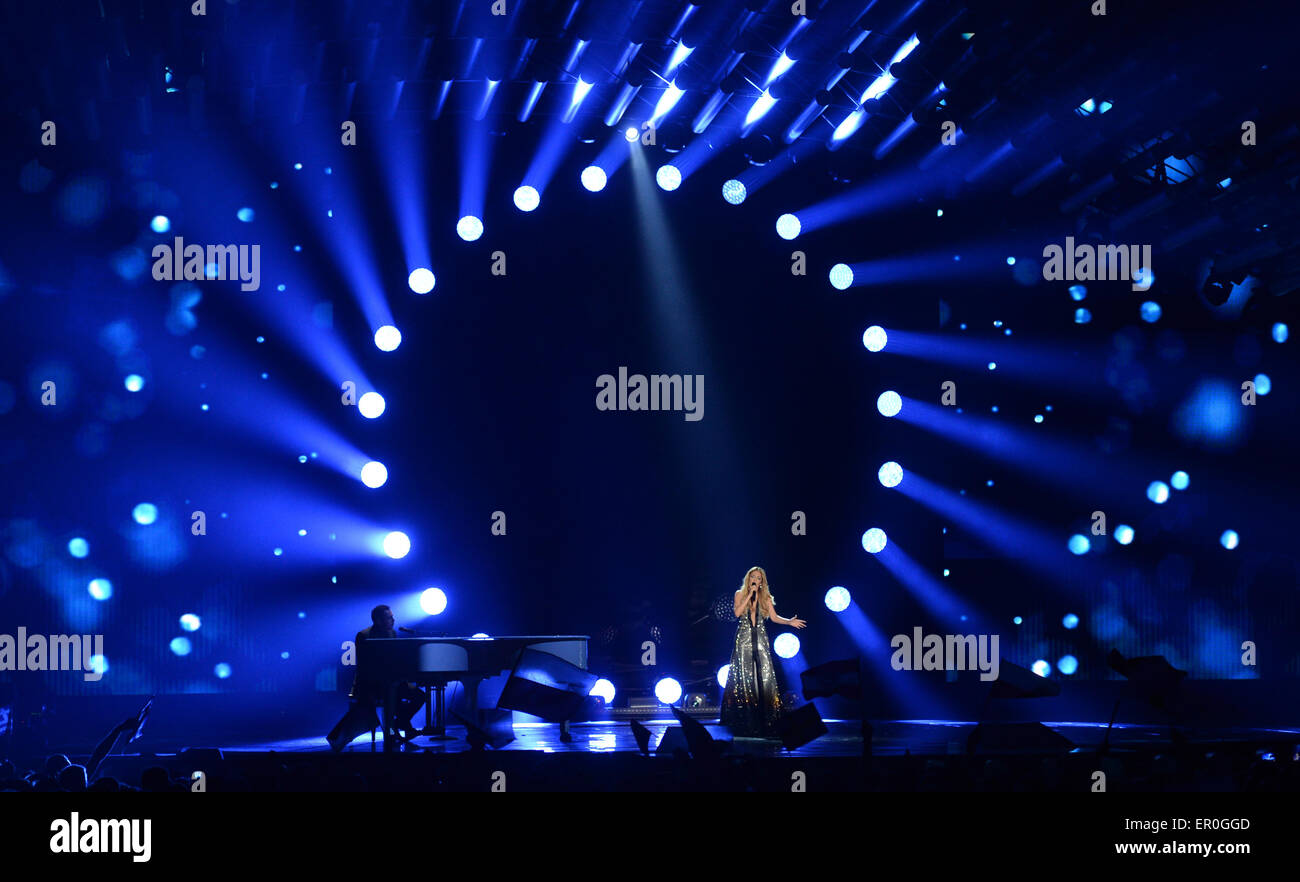 Vienna, Austria. 23rd May, 2015. Maria Elena Kyriakou representing ...