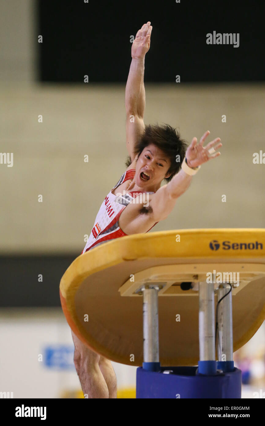 Yoyogi 1st Gymnasium, Tokyo, Japan. 17th May, 2015. Kohei Uchimura, MAY ...