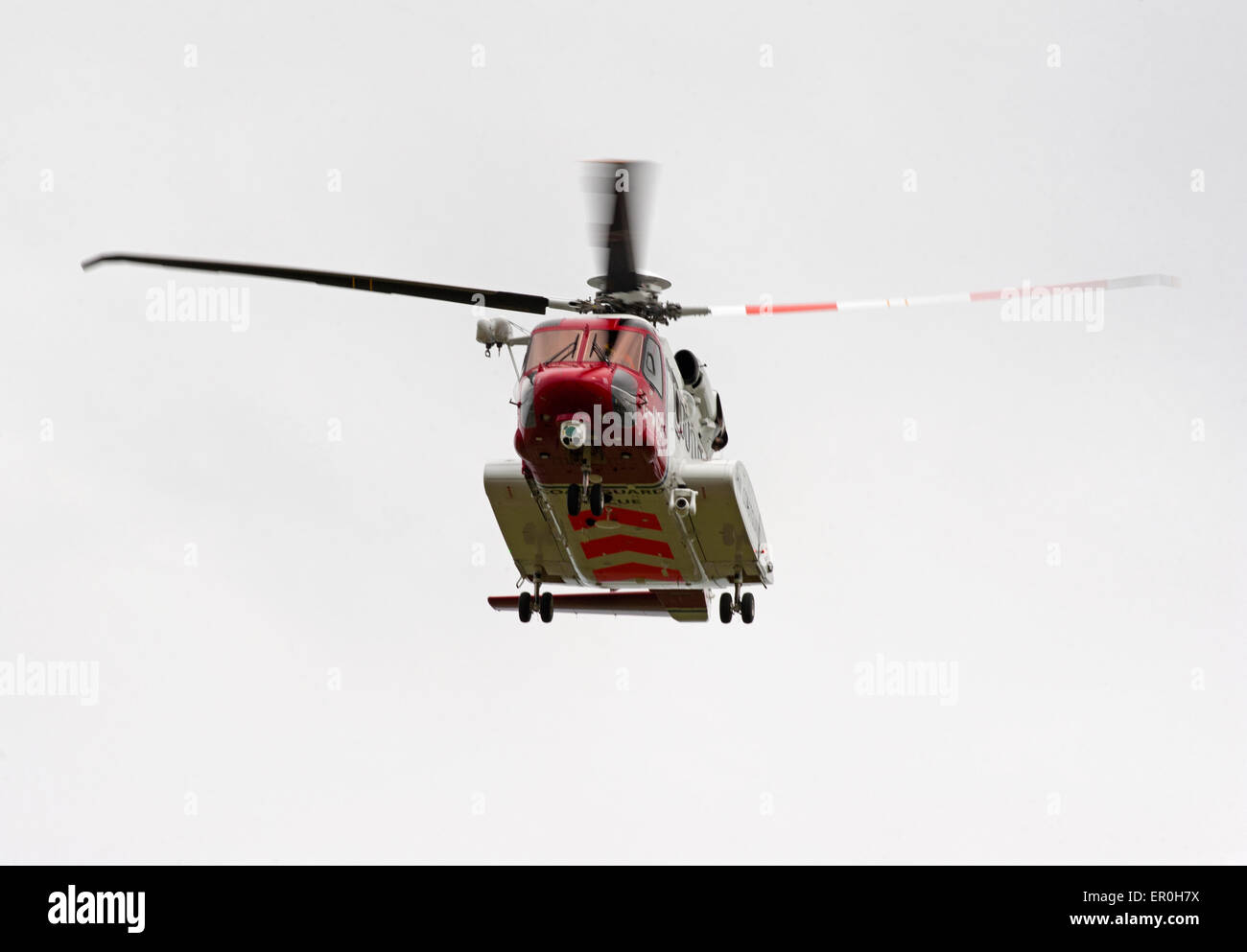 The Scottish Search and Rescue Coastguard S92A helicopter based at ...