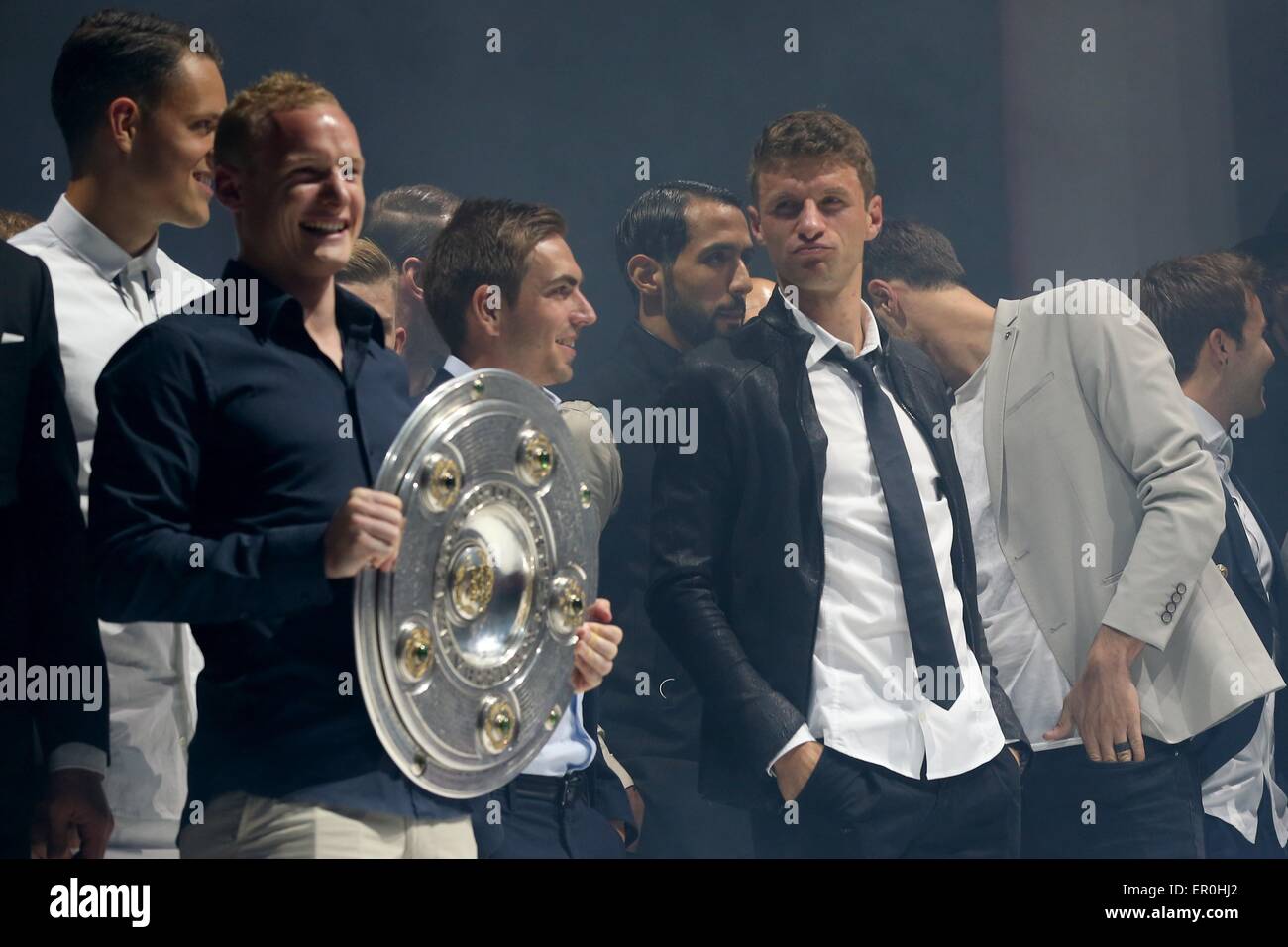 Munich, Germany. 23rd May, 2015. Sebastian Rode holds the German ...