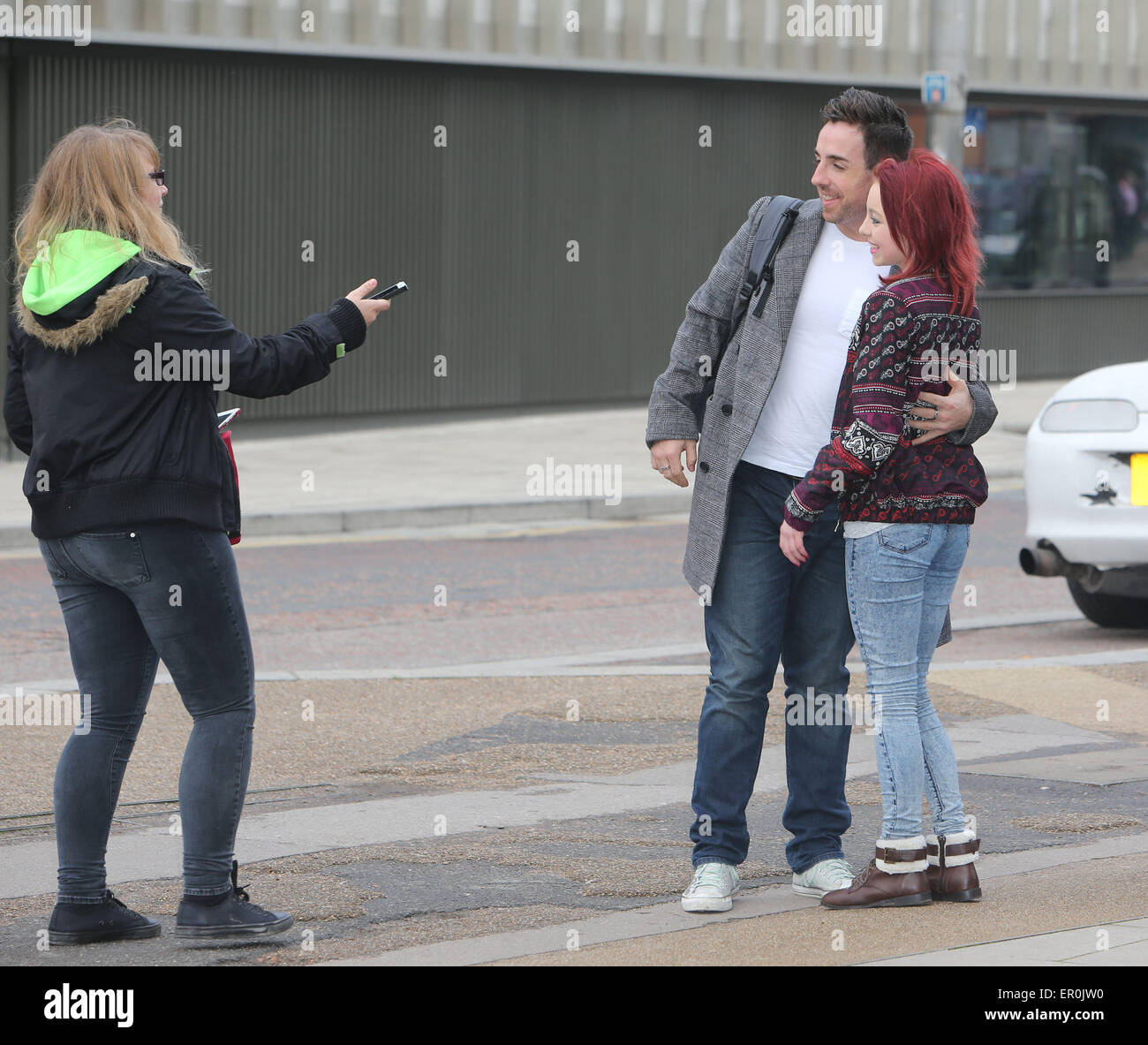 X Factor Stevi Ritchie outside a dance studio in London Featuring ...