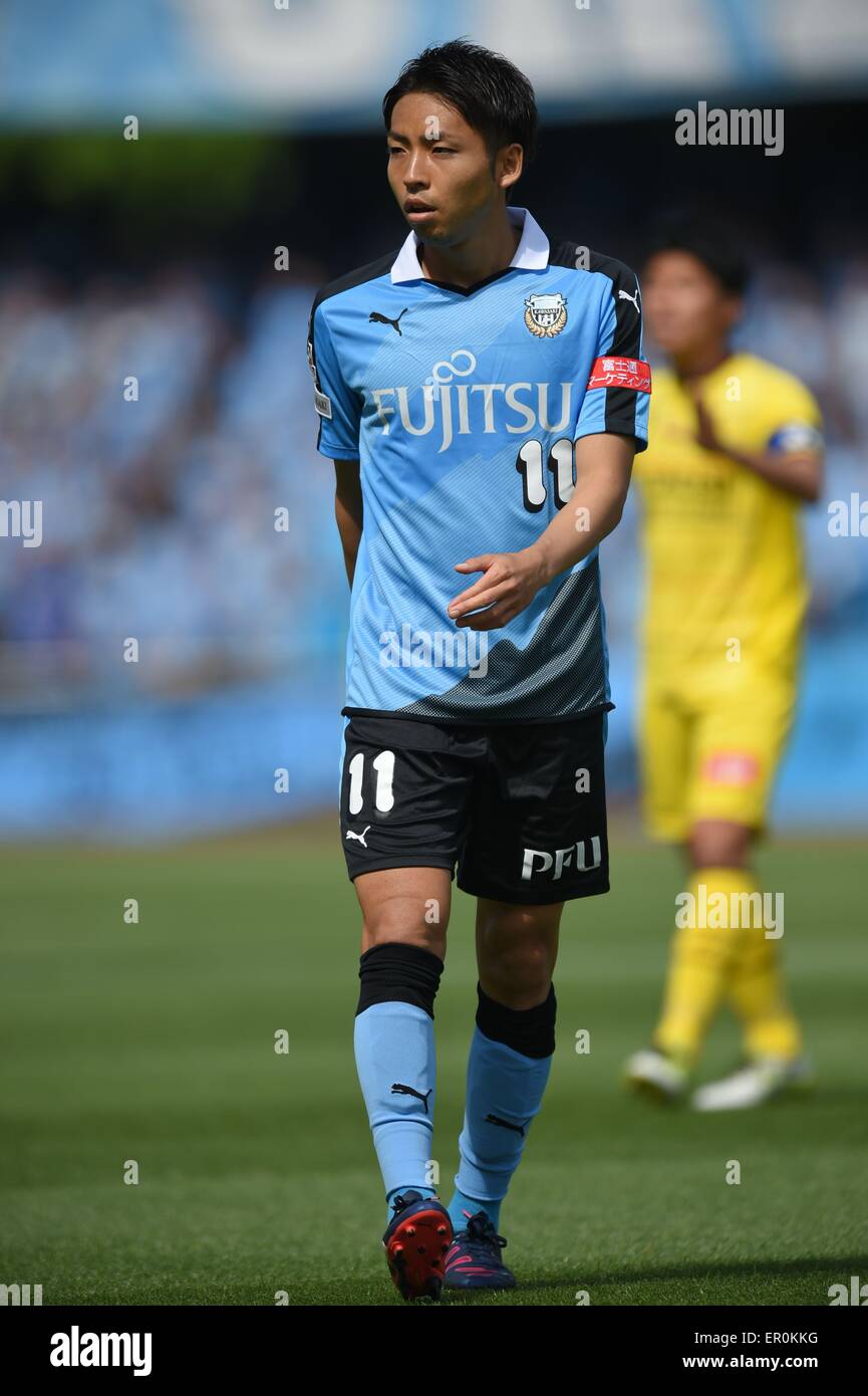 Kanagawa, Japan. 29th Apr, 2015. Yu Kobayashi (Frotale) Football/Soccer : 2015 J1 League 1st ...