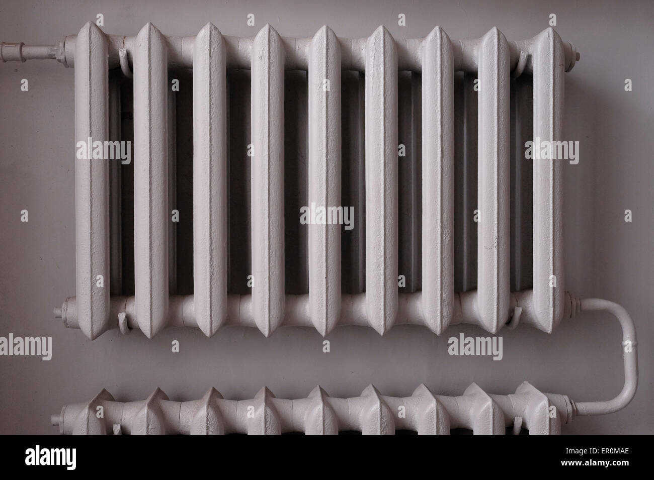An old cast iron household radiator Lithuania Stock Photo - Alamy