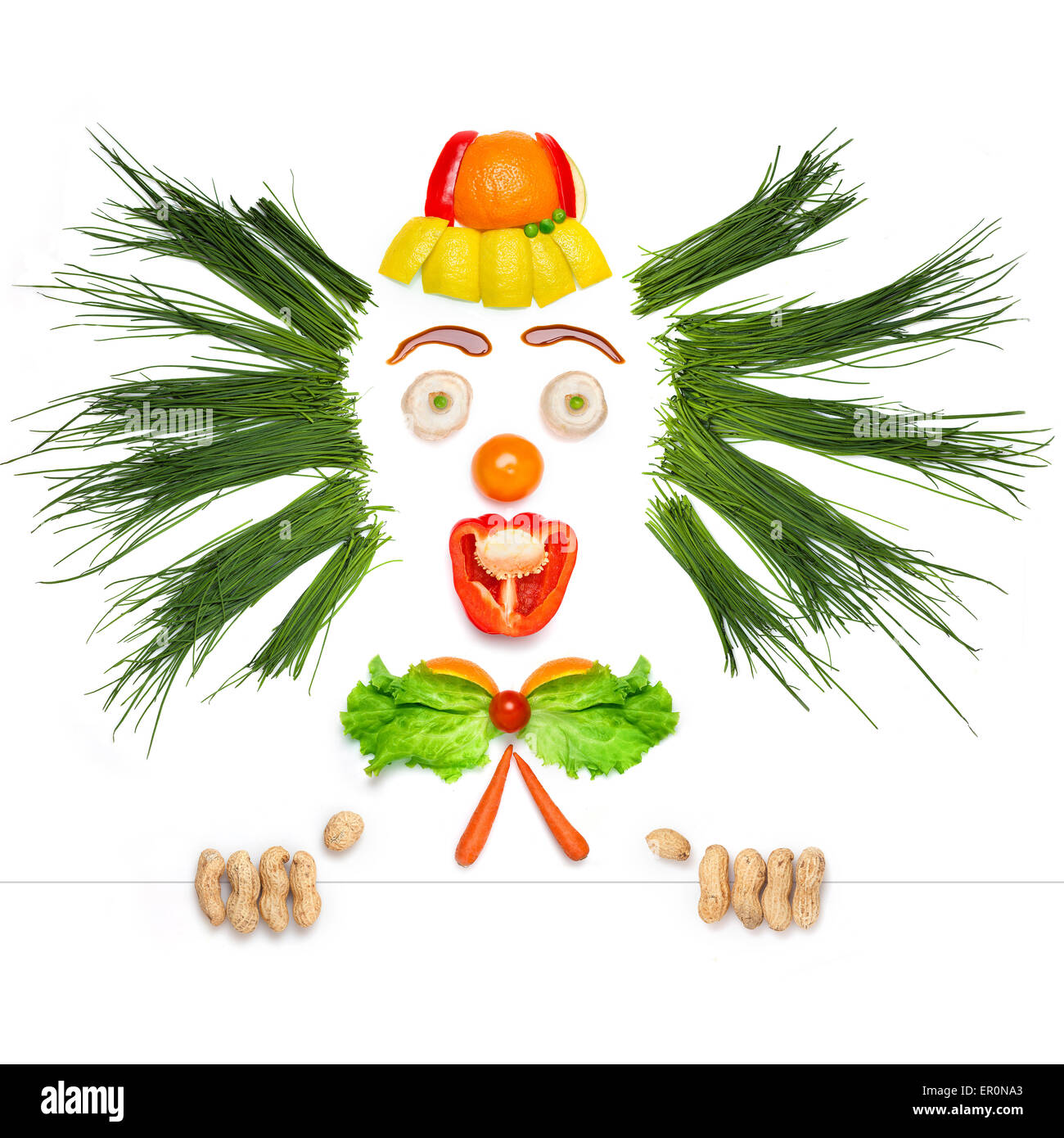 Comic concept fruit Cut Out Stock Images & Pictures - Alamy