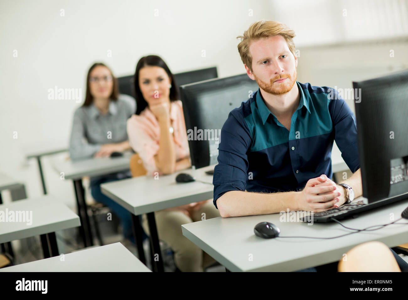 Students in the classroom Stock Photo - Alamy