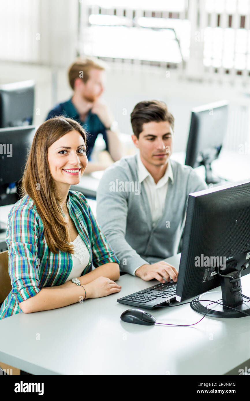 Students in the classroom Stock Photo - Alamy
