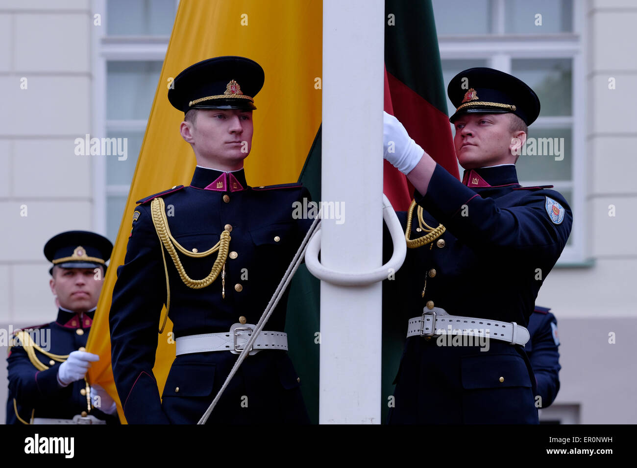Members of the Lithuanian Air Force or LAF the military aviation branch ...
