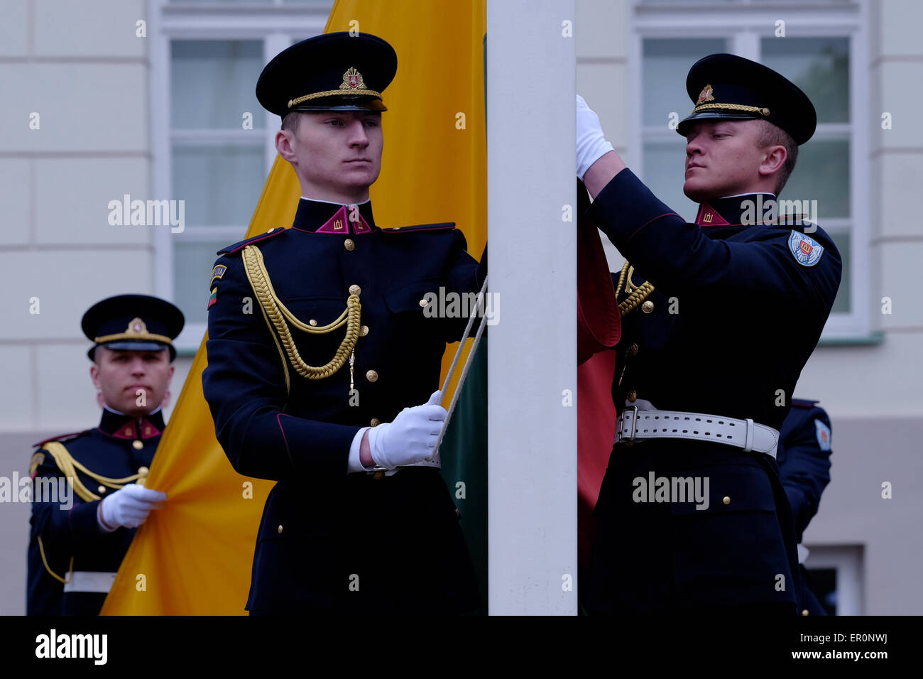 Members of the Lithuanian Air Force or LAF the military aviation branch ...