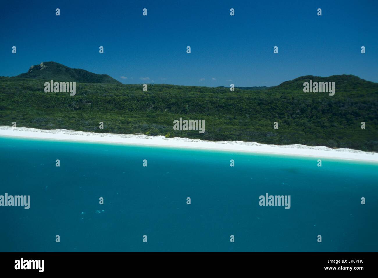 Whitehaven beach aerial view turquoise hi-res stock photography and ...