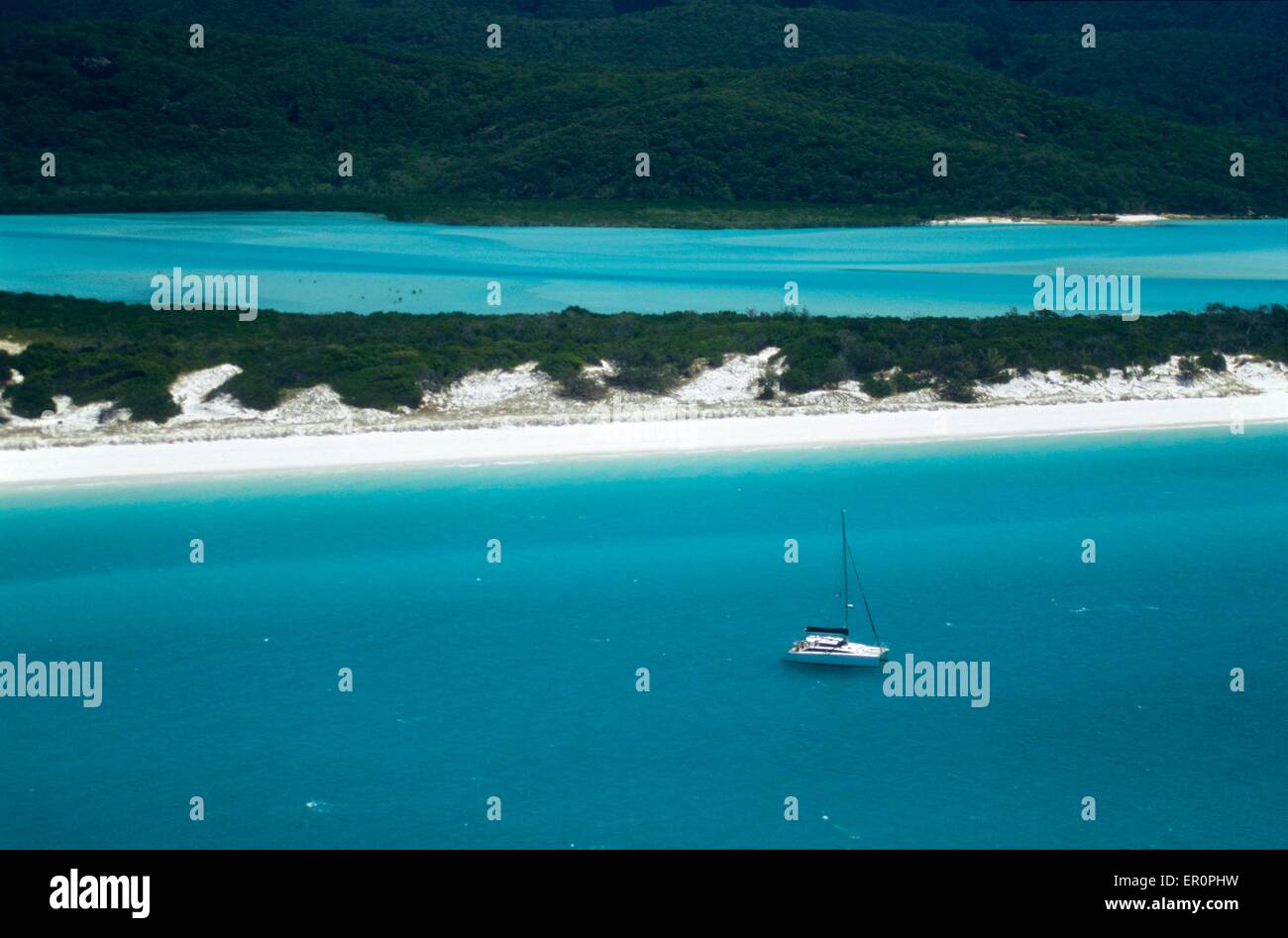 Whitehaven beach aerial hi-res stock photography and images - Alamy