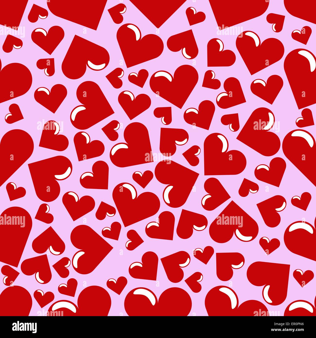 Seamless Hearts Background Stock Vector Image & Art - Alamy