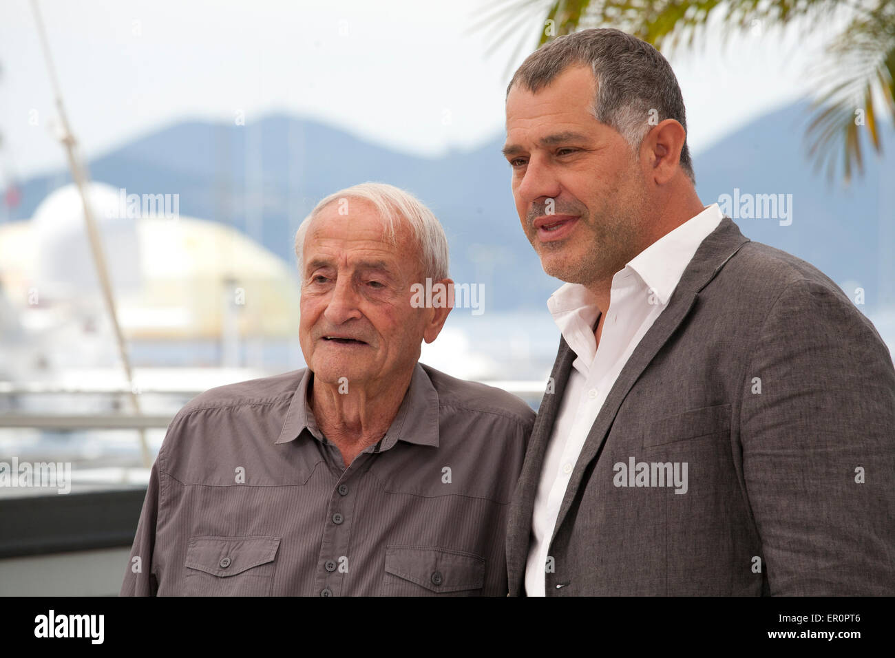 Cannes, France. 23rd May, 2015. Glaciologist/Actor Claude Lorius and ...