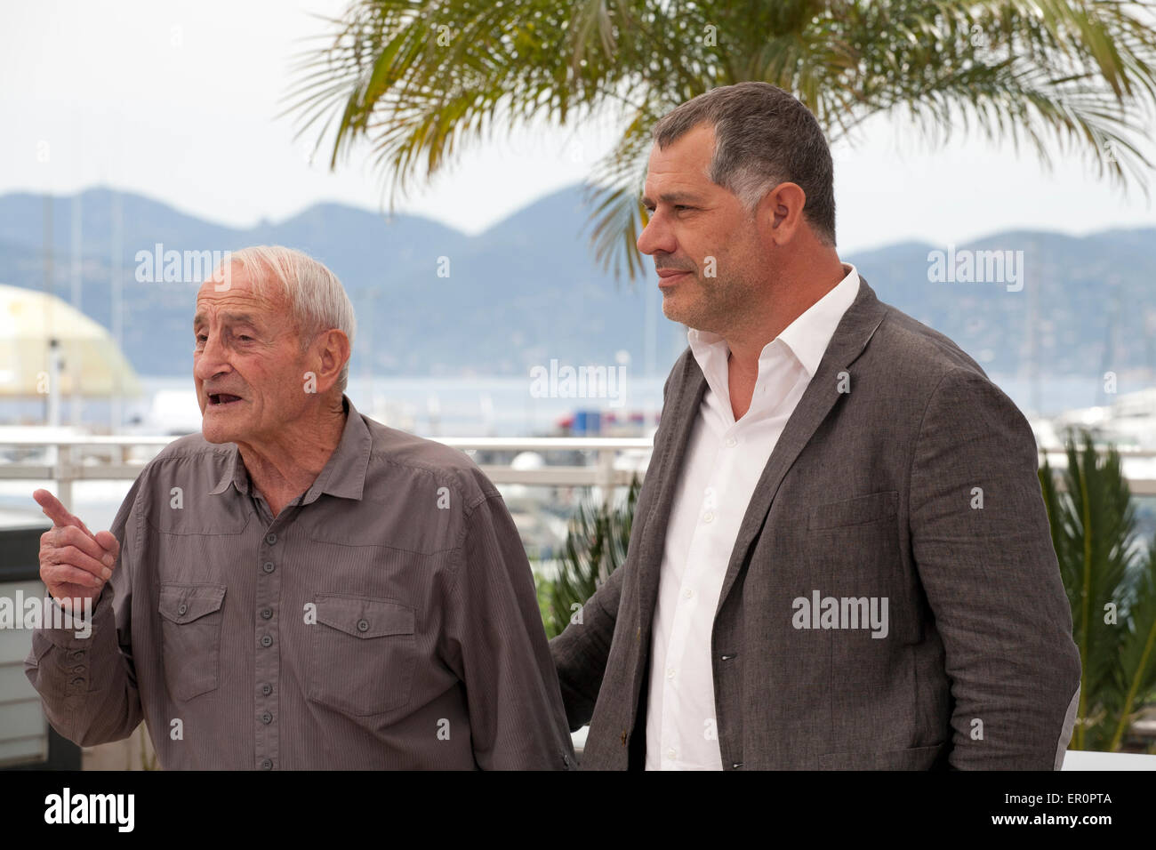 Cannes, France. 23rd May, 2015. Glaciologist/Actor Claude Lorius and ...