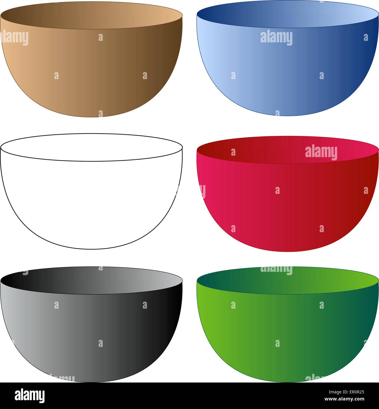 Ware bowls Stock Vector Images - Alamy