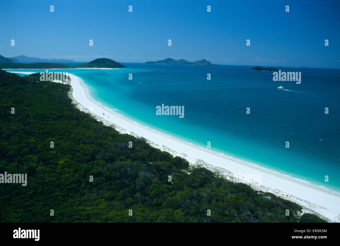 Whitehaven beach aerial hi-res stock photography and images - Alamy