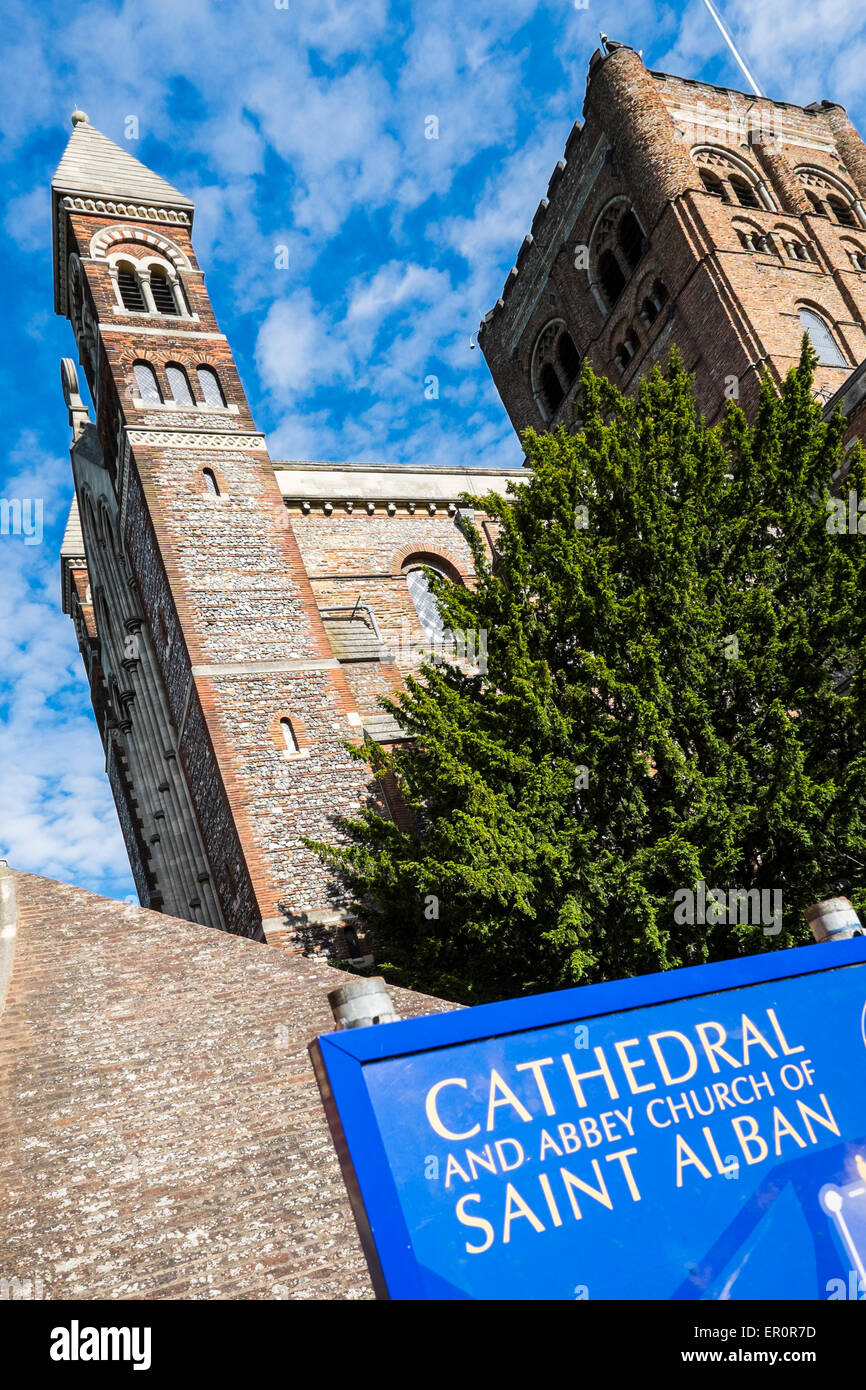 St.Albans cathedral, Hertfordshire, England, UK Stock Photo - Alamy