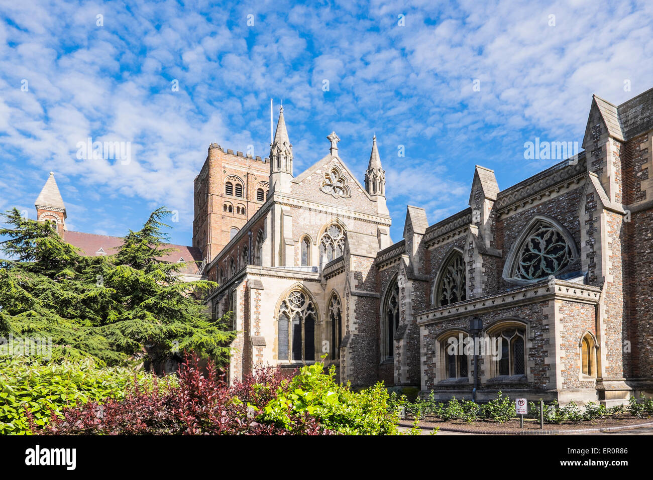 St.Albans cathedral, Hertfordshire, England, UK Stock Photo - Alamy