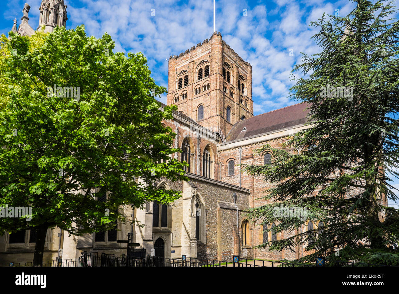 St.Albans cathedral, Hertfordshire, England, UK Stock Photo - Alamy