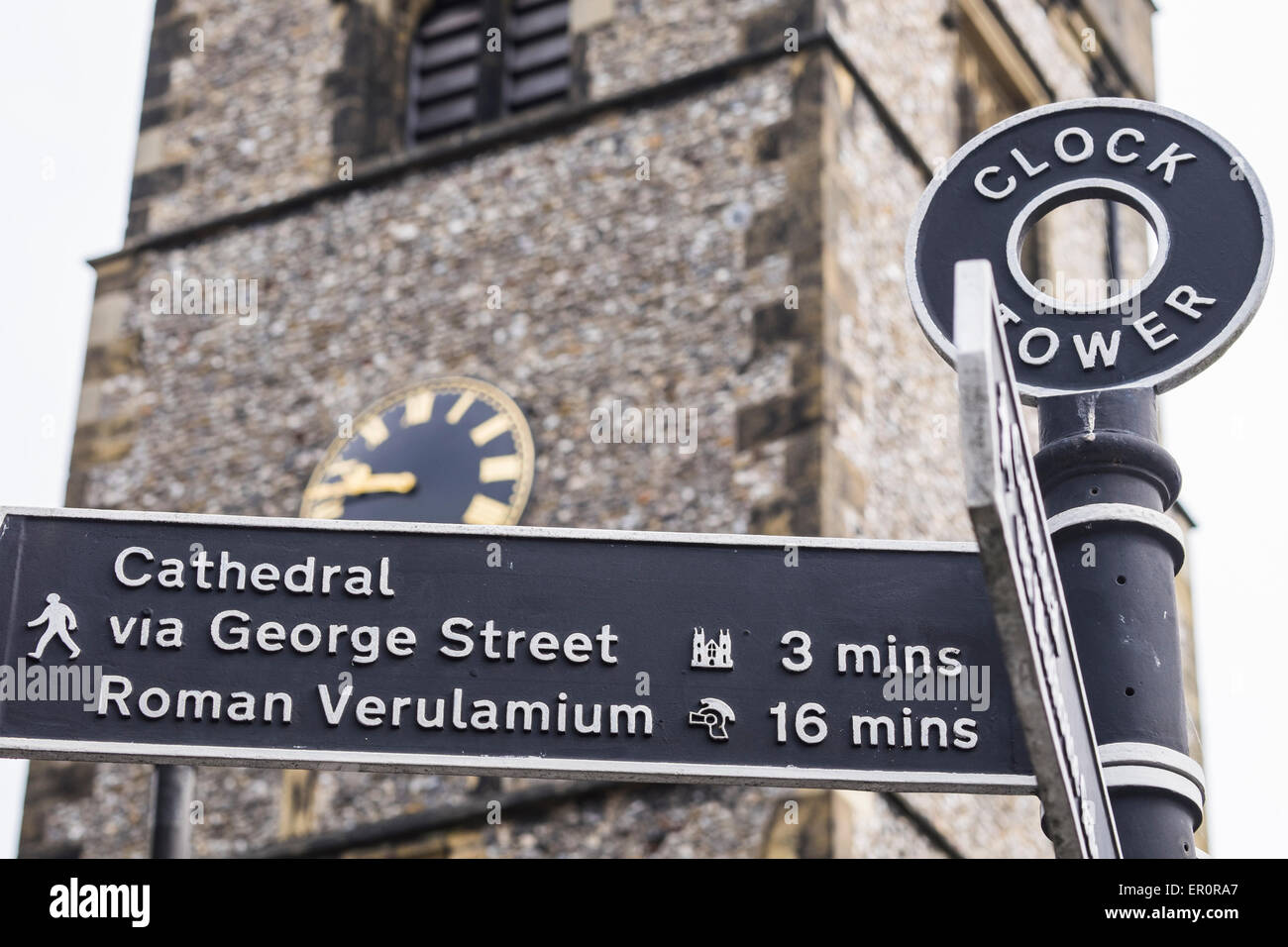 Clock tower st albans hertfordshire hi-res stock photography and images ...