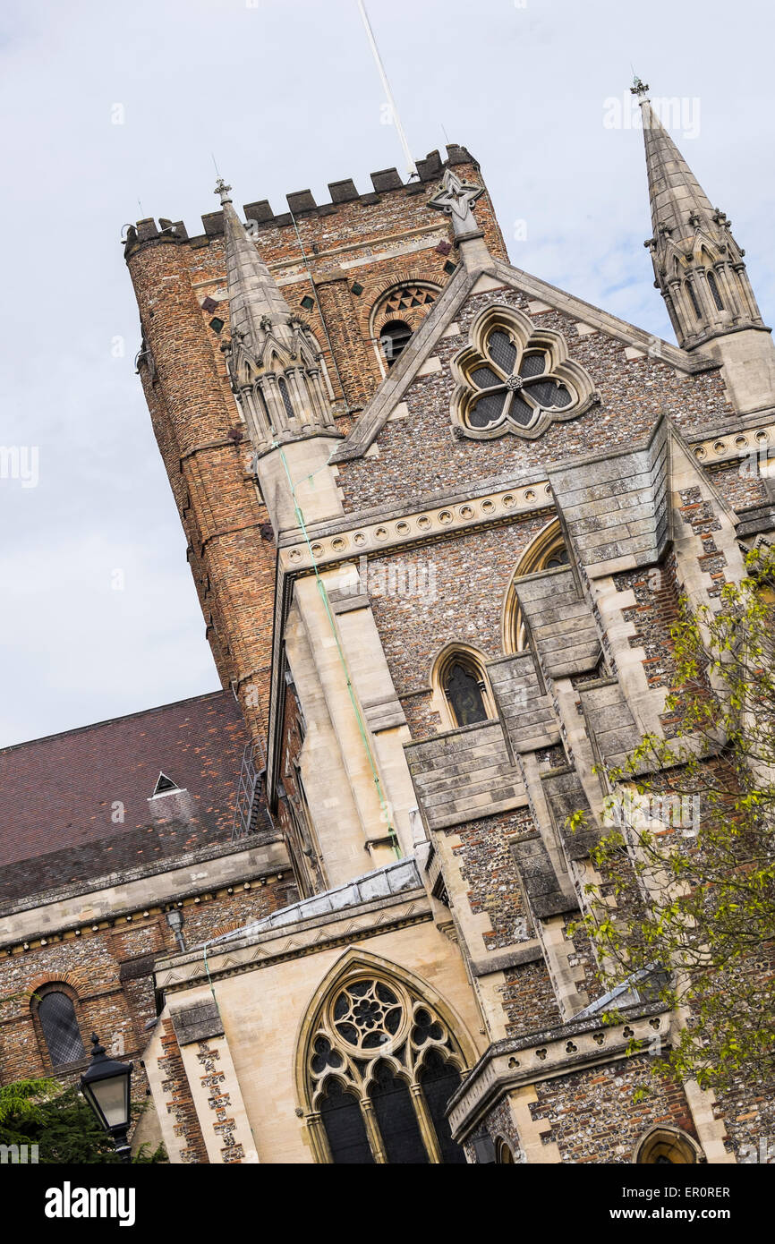 St.Albans cathedral, Hertfordshire, England, UK Stock Photo - Alamy