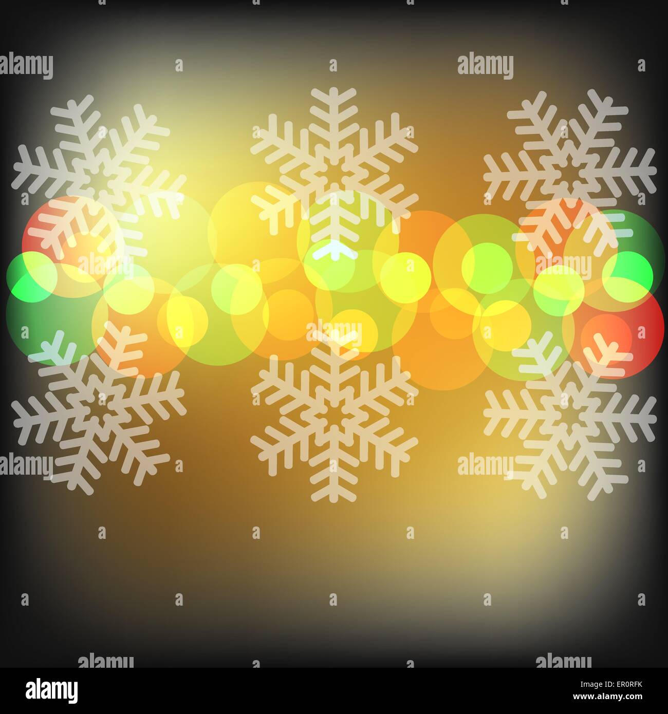 Red lights christmas bokeh Stock Vector Images - Alamy