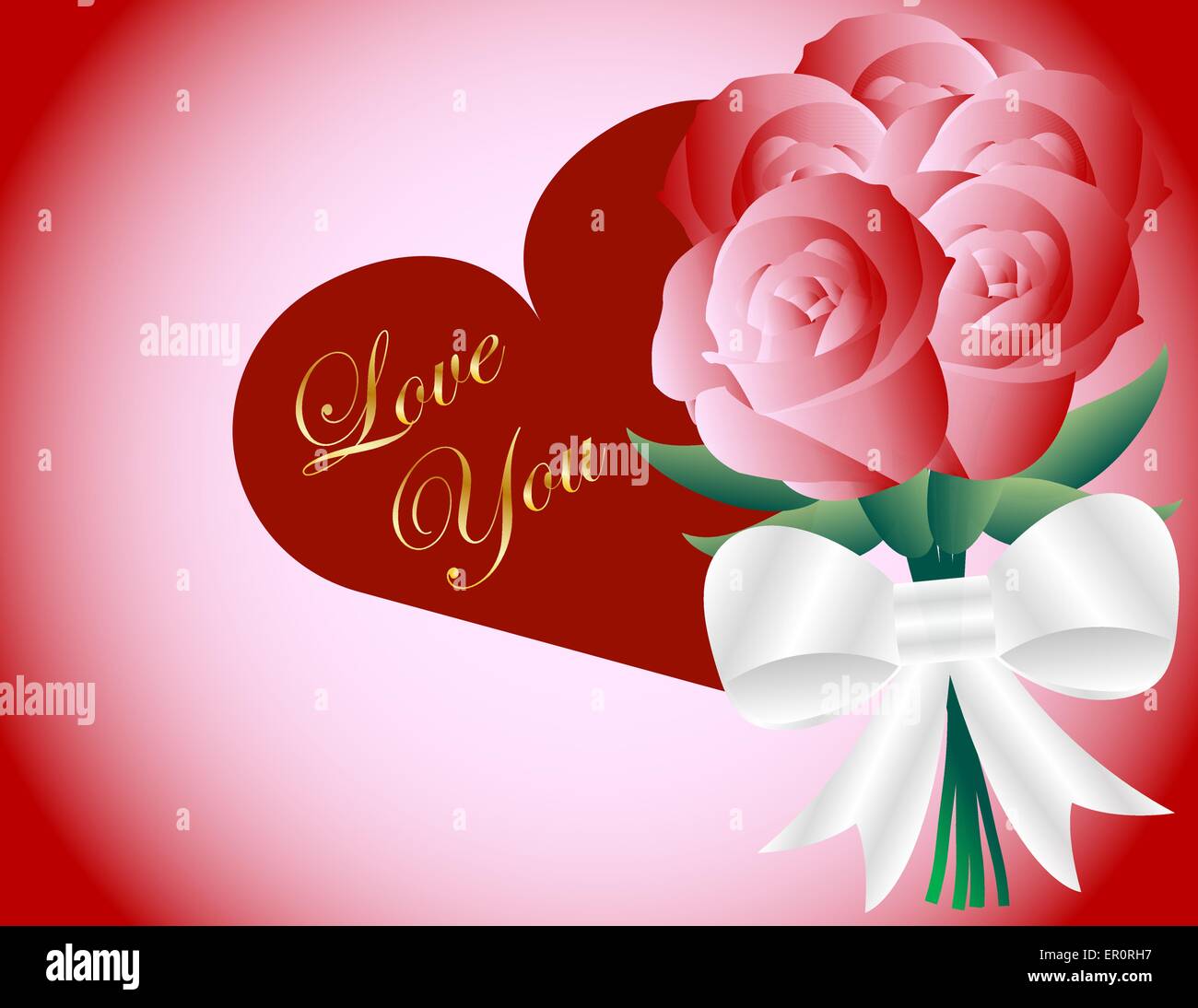 Bouquet of Roses Stock Vector Image & Art - Alamy